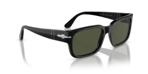 Persol Rectangle Acetate Sunglasses - Black