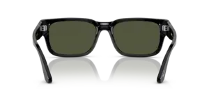 Persol Rectangle Acetate Sunglasses - Black
