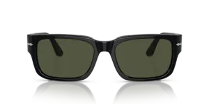 Persol Rectangle Acetate Sunglasses - Black