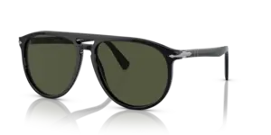 Persol Aviator Sunglasses With Acetate Frame And Barberini Lenses