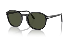 Persol Round Frame Sunglasses - Black