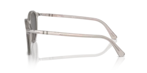 Persol Acetate Round Frame Sunglasses - Opal Grey