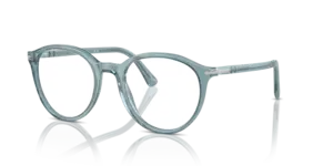 Persol Persol Acetate Eyeglasses Transparent Blue
