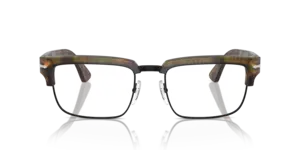Persol Rectangular Full Rim Eyeglasses - Caffe