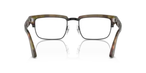 Persol Rectangular Full Rim Eyeglasses - Caffe