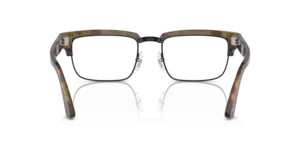 Persol Rectangular Full Rim Eyeglasses - Caffe