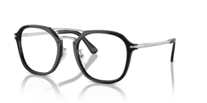 Persol Persol Acetate Eyeglasses Silver
