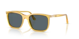 Persol Persol Rectangular Acetate Sunglasses Miele