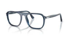 Persol Acetate Eyeglasses - Transparent Blue Denim