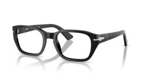 Persol Full Rim Acetate Eyeglasses - Black