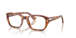Persol Rectangle Eyeglasses - Brown Tortoise