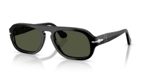 Persol Aviator Sunglasses With Acetate Frame - Black