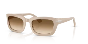 Persol Rectangular Sunglasses - Solid Beige