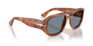 Persol Acetate Aviator Sunglasses With Tortoiseshell Pattern - Terra Di Siena