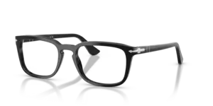 Persol Full Rim Acetate Eyeglasses - Black