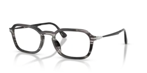 Persol Acetate Full Rim Eyeglasses - Black