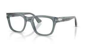 Persol Persol Square Frame Eyeglasses Transparent Ocean