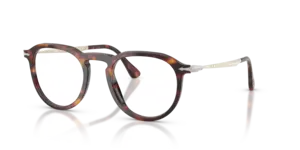 Persol Acetate Full Rim Eyeglasses - Gold