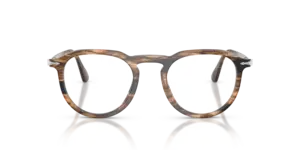 Persol Acetate Full Rim Eyeglasses - Gunmetal