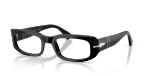Persol Full Rim Acetate Eyeglasses - Black