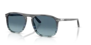 Persol Persol Acetate Sunglasses Striped Grey