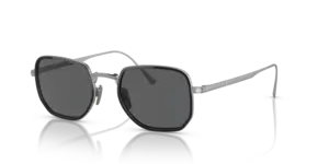 Persol Persol Titanium Full Rim Sunglasses Silver