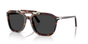 Persol PERSOL Square Frame Sunglasses Havana