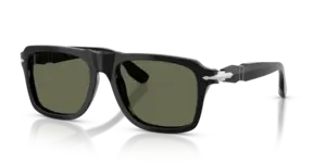 Persol Rectangular Acetate Sunglasses - Black