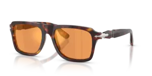 Persol Rectangular Acetate Sunglasses - Havana