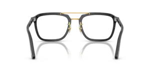 Persol Acetate Square Frame Eyeglasses - Black