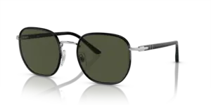 Persol Full Rim Metal Eyeglasses - Black