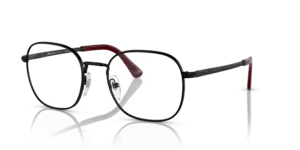 Persol Full Rim Metal Eyeglasses