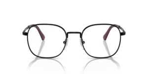 Persol Round Metal Frame Eyeglasses