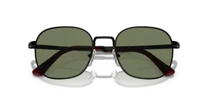 Persol Round Metal Frame Eyeglasses