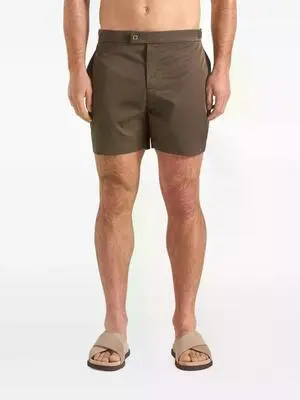 Manière De Voir Polished Nylon Swim Shorts