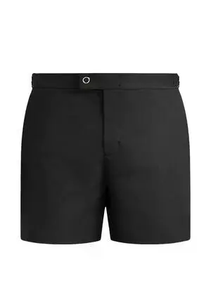 Manière De Voir Polished Nylon Swim Shorts - Black