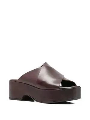 CURIOSITÈ Crossover Strap Platform Sandals