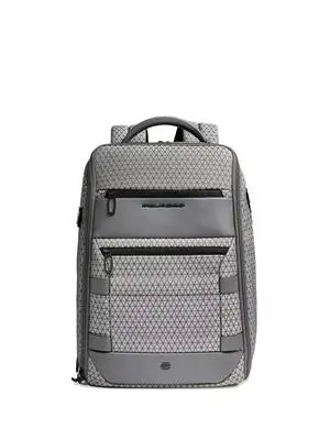 PIQUADRO Geometric Pattern Modular Backpack