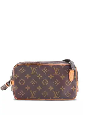 LOUIS VUITTON Pochette Marly Bandouliere Monogram Canvas Crossbody Bag - Brown