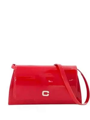 CAREL Elysee Patent Leather Shoulder Bag - Red