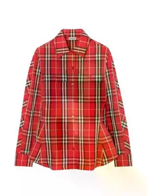 Burberry Check Slim Shirt