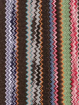 Missoni Zig Zag Print Scarf - Brown