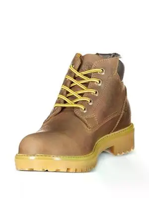 LUMBERJACK Logo Detail Lace-up Boots