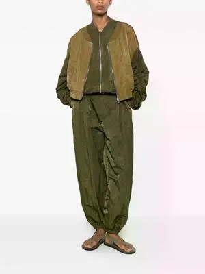 Imperial Panelled Ruched-sleeve Jacket