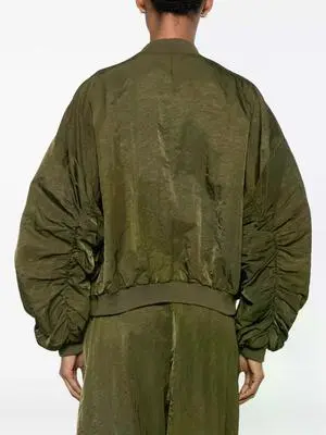 Imperial Panelled Ruched-sleeve Jacket