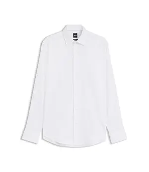 BOSS Easy-iron Regular-fit Shirt In Stretch-cotton Dobby
