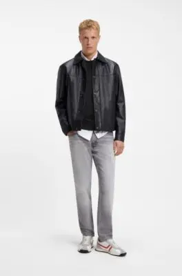 BOSS Relaxed-fit Cotton Terry Sweatshirt With Embroidered Logo
