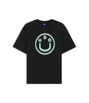 Hugo Cotton-jersey T-shirt With Graphic Print