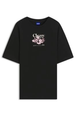 Hugo Cotton-jersey T-shirt With Graphic Print