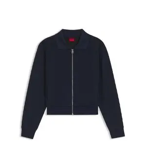 Hugo Zip-up Sweatshirt With Logo Puller